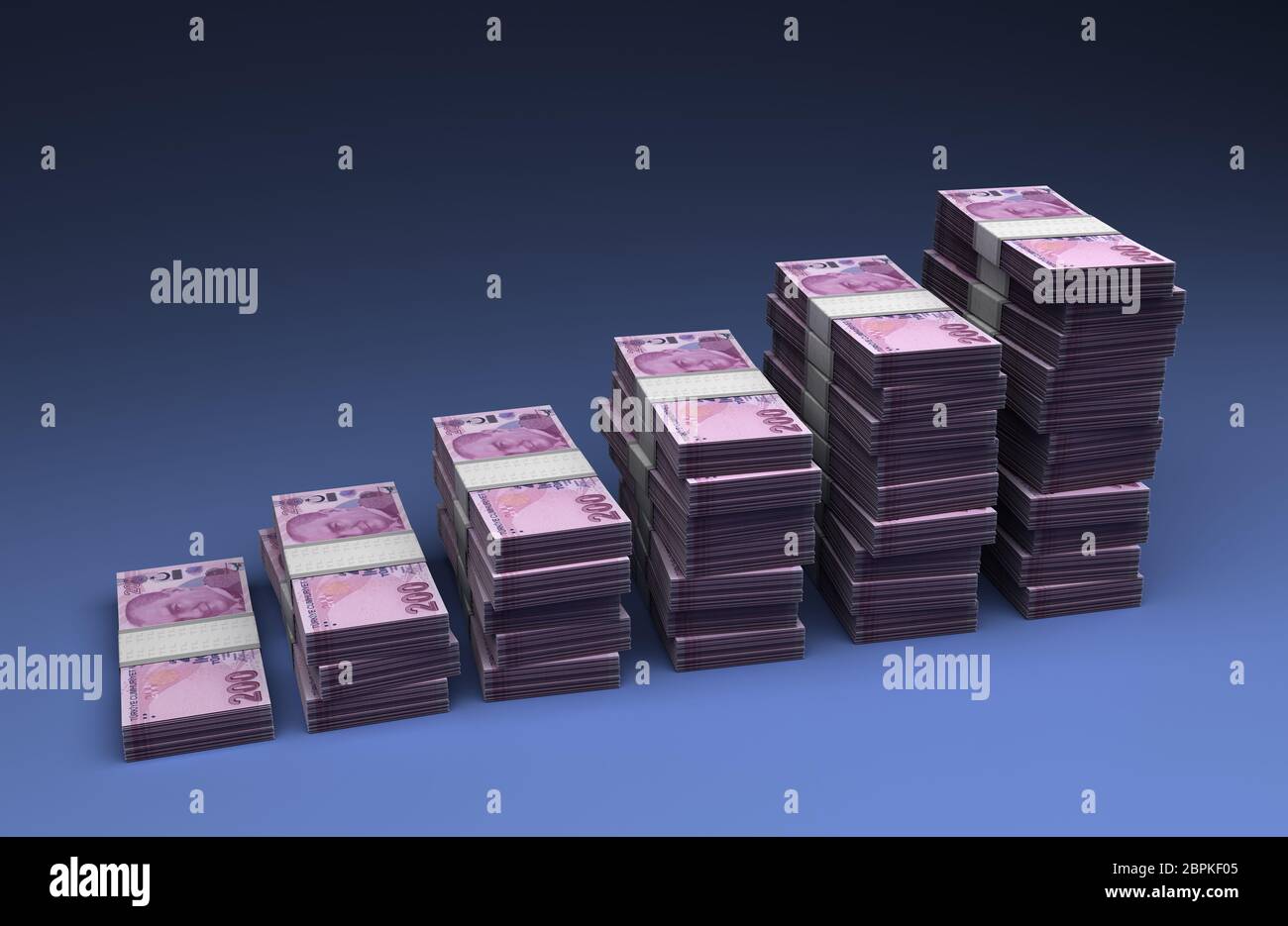 Turkish lira financial graph hi-res stock photography and images - Alamy