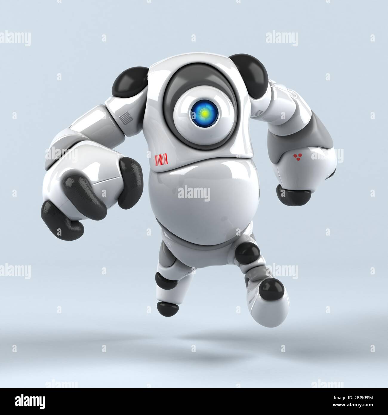 Big robot - 3D Illustration Stock Photo - Alamy