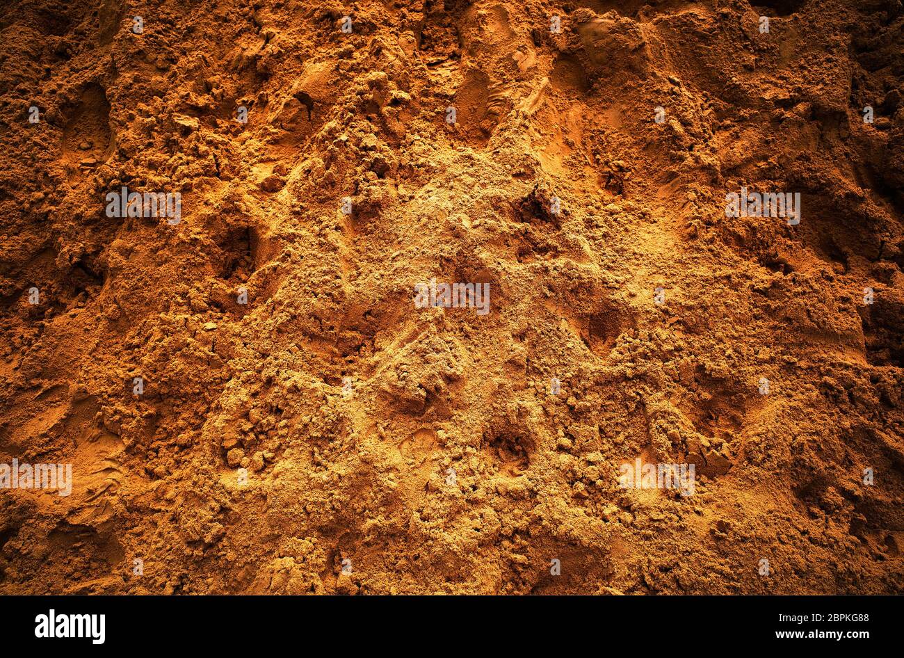 Detailed orange sand texture background Stock Photo - Alamy