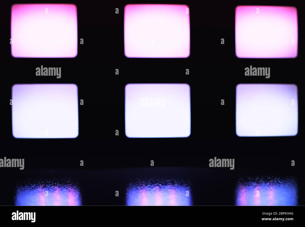 Retro arcade empty screens abstract background Stock Photo - Alamy