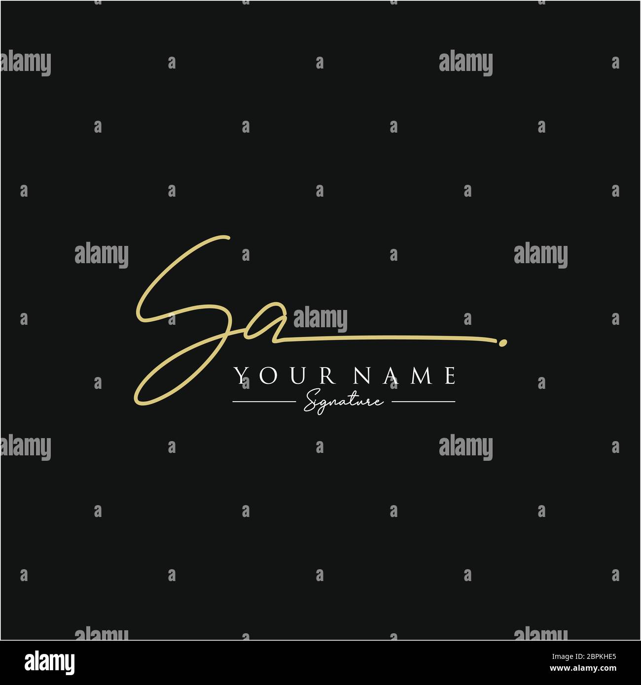 Sa signature hi-res stock photography and images - Alamy