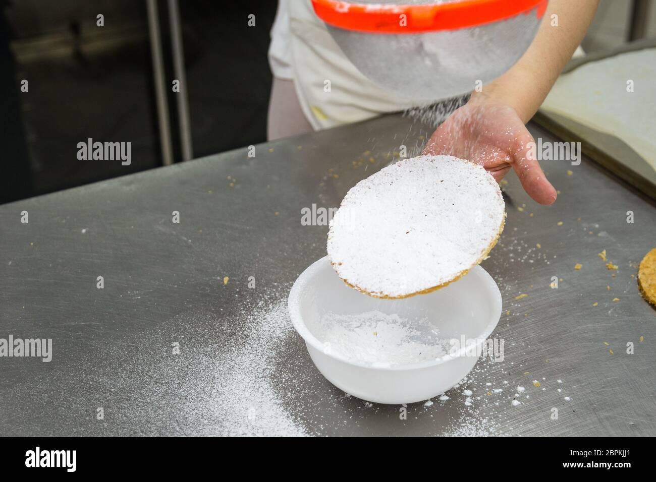 puff pastry used as a base for desserts Stock Photo - Alamy