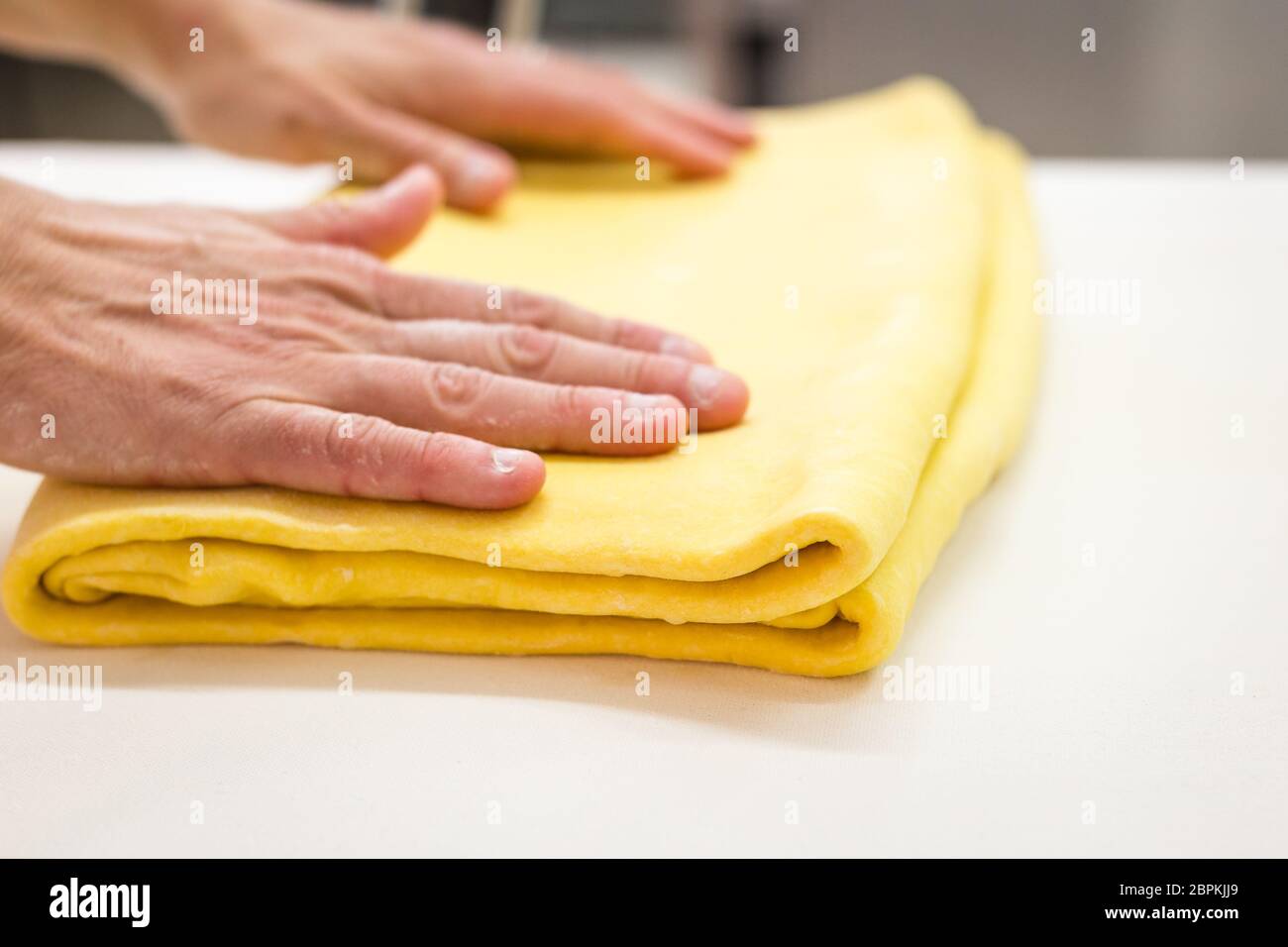 puff pastry used as a base for desserts Stock Photo - Alamy