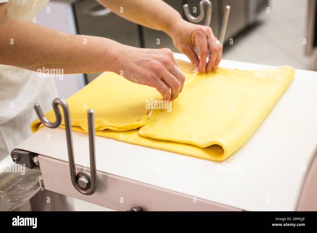 puff pastry used as a base for desserts Stock Photo - Alamy