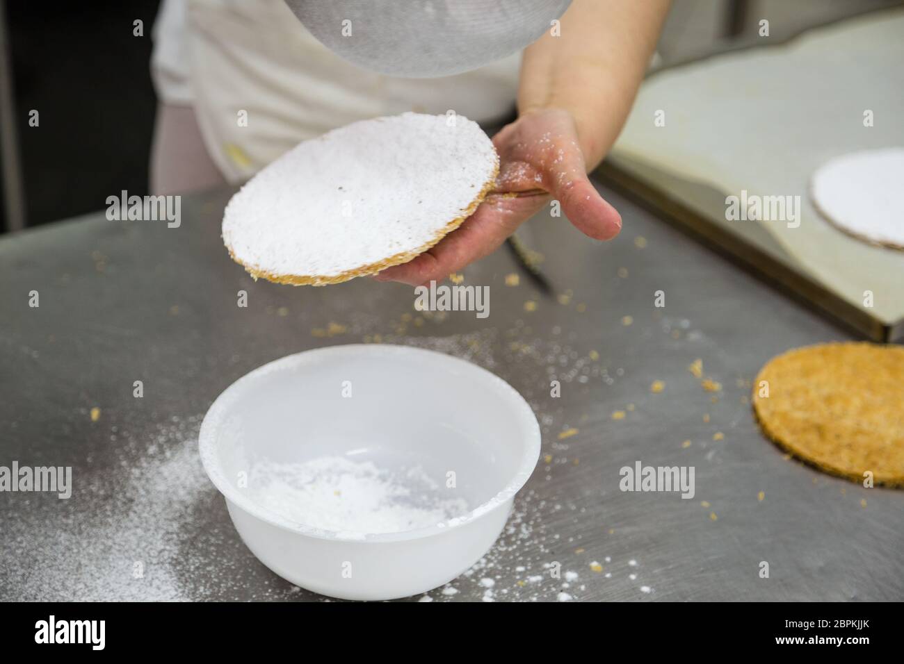 puff pastry used as a base for desserts Stock Photo - Alamy