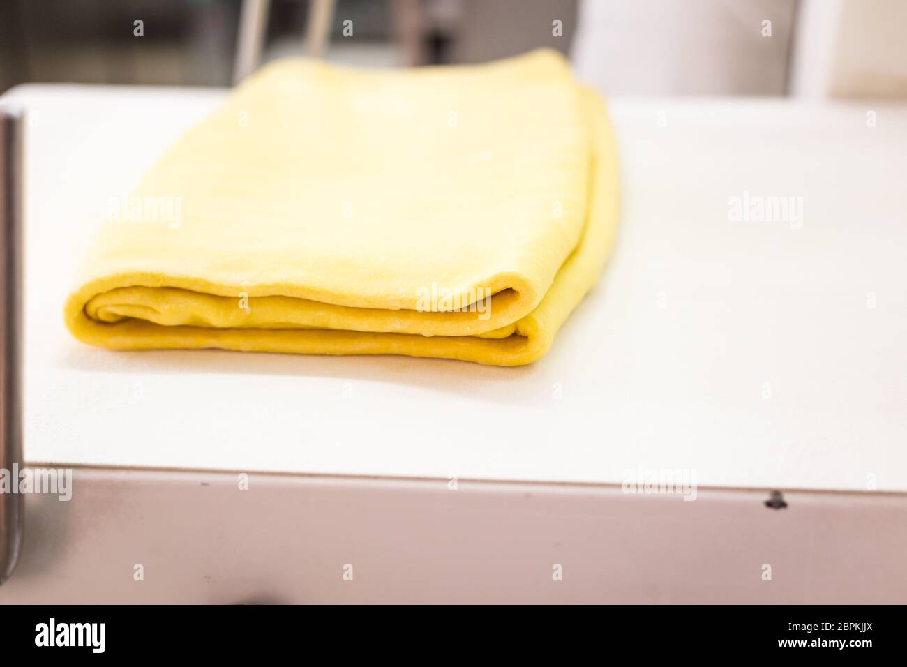 puff pastry used as a base for desserts Stock Photo - Alamy
