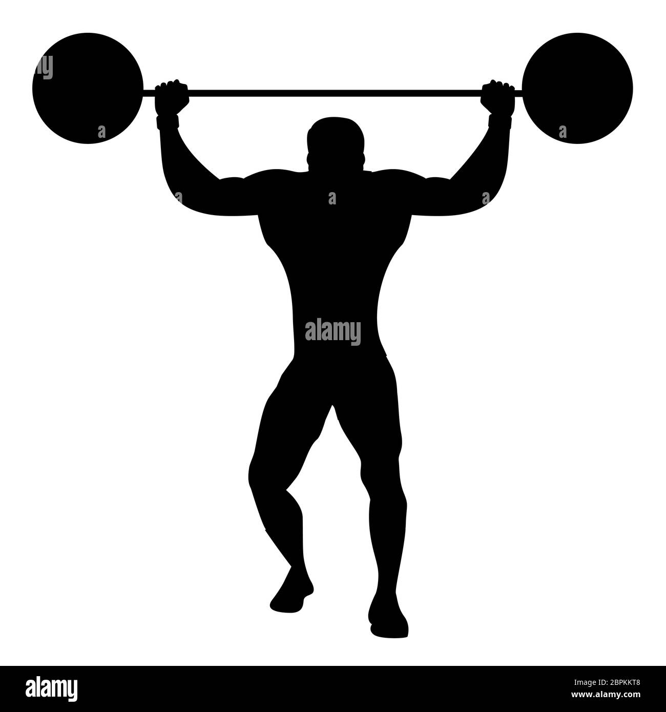 Old fashioned circus strongman Cut Out Stock Images & Pictures - Alamy