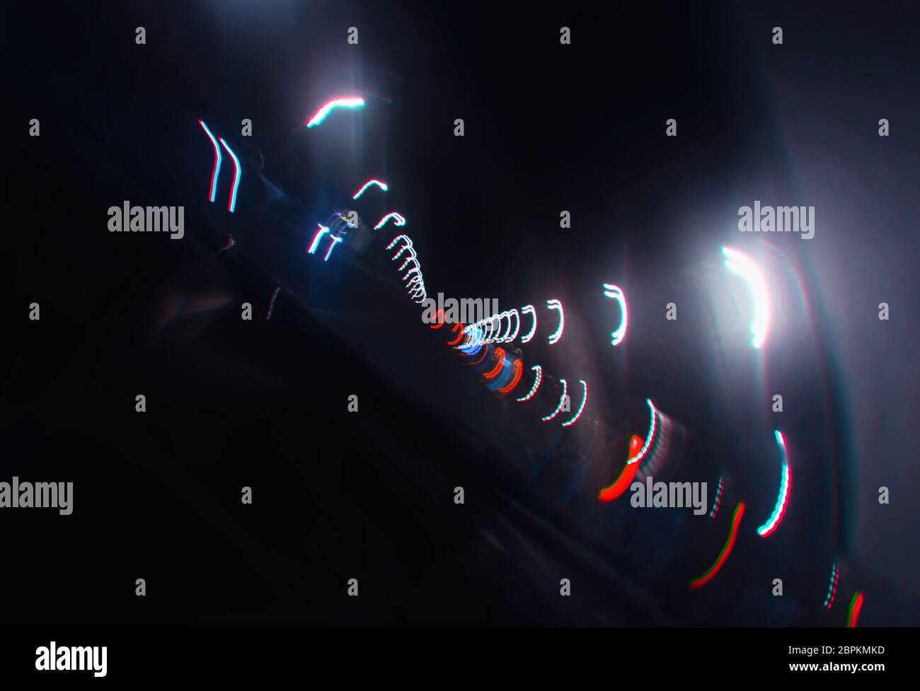 Tilted neon light traces background Stock Photo - Alamy