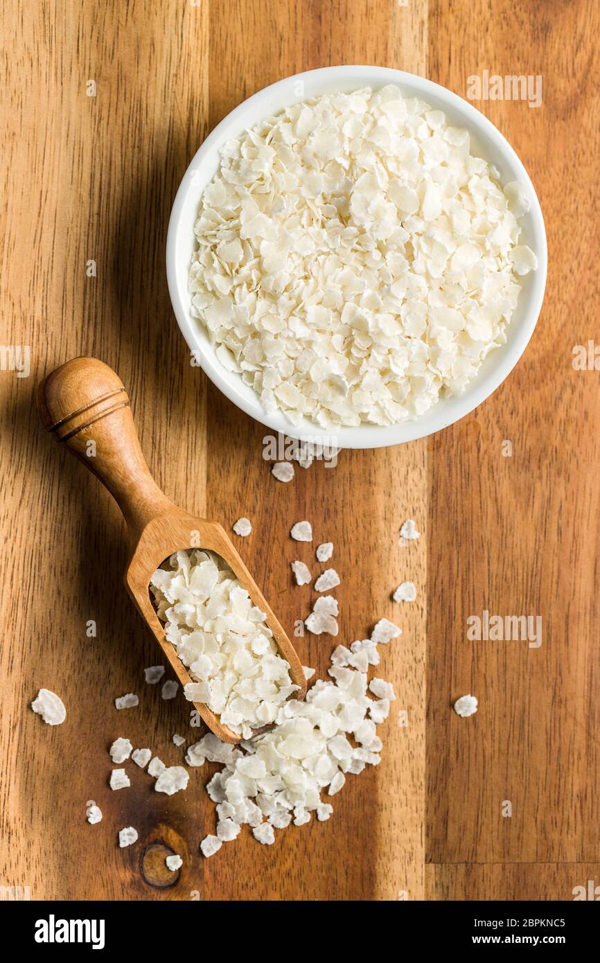 Cereal rice flakes top hi-res stock photography and images - Alamy
