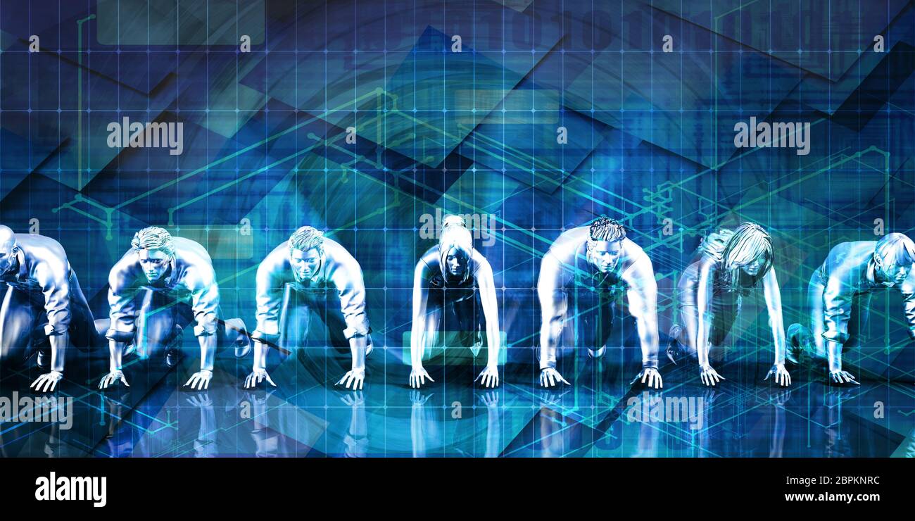 Industry Leader and Leading the Market as Art Stock Photo - Alamy