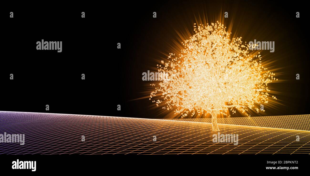 Futuristic Science Research as a Art Concept Stock Photo - Alamy