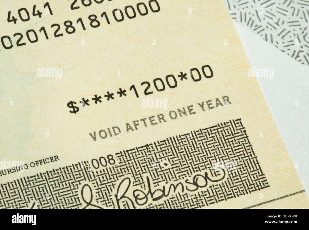 Austin, Texas, USA. 19th May, 2020. Stimulus checks continue to arrive ...