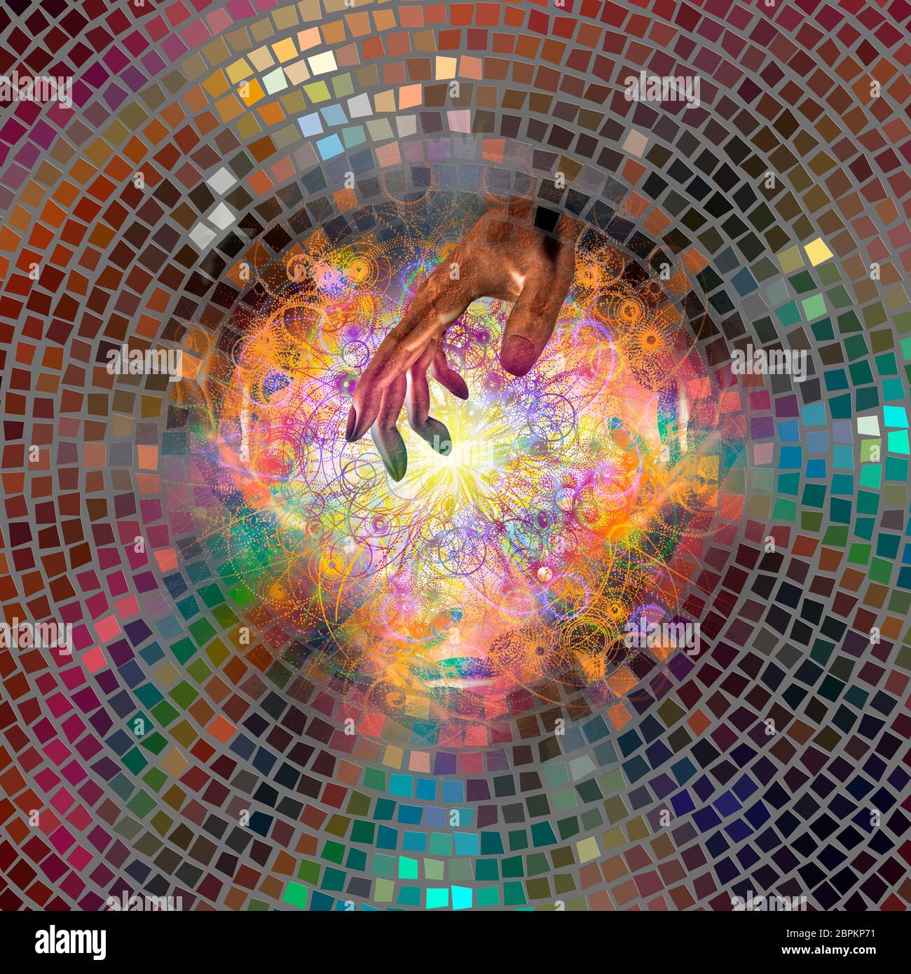 God the creator stained glass hi-res stock photography and images - Alamy