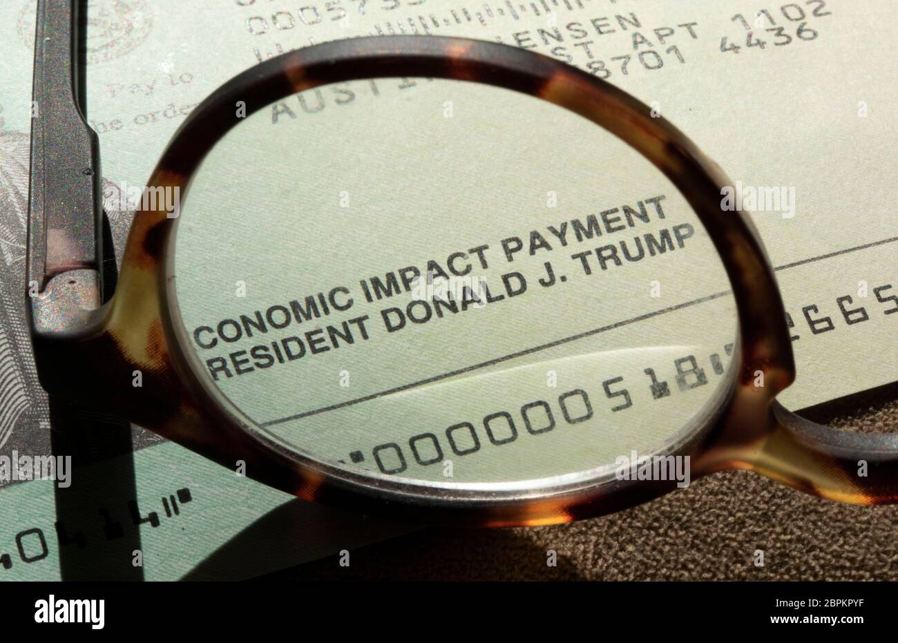 Austin, Texas, USA. 19th May, 2020. Stimulus checks continue to arrive ...