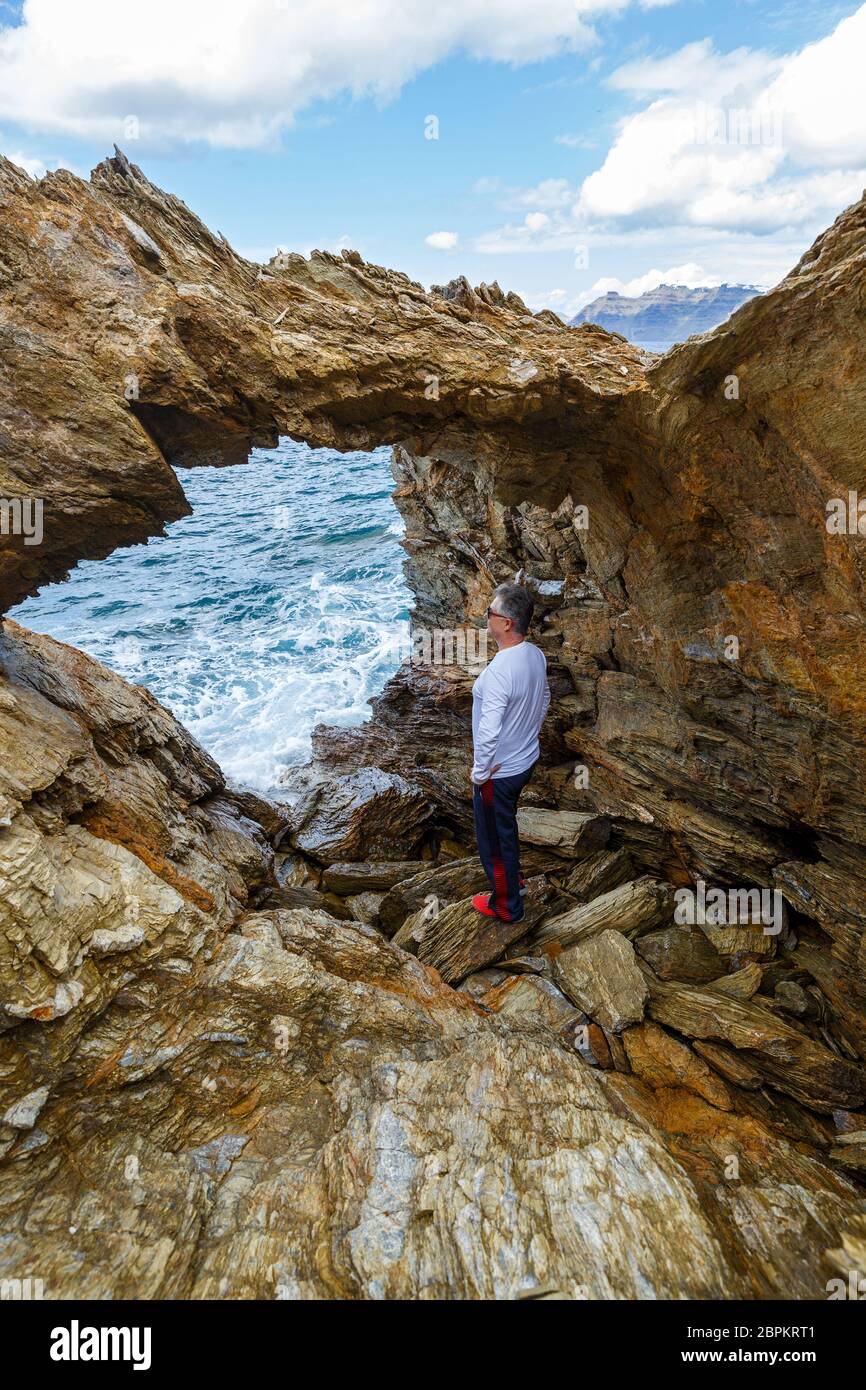 Man And Arch High Resolution Stock Photography and Images - Alamy