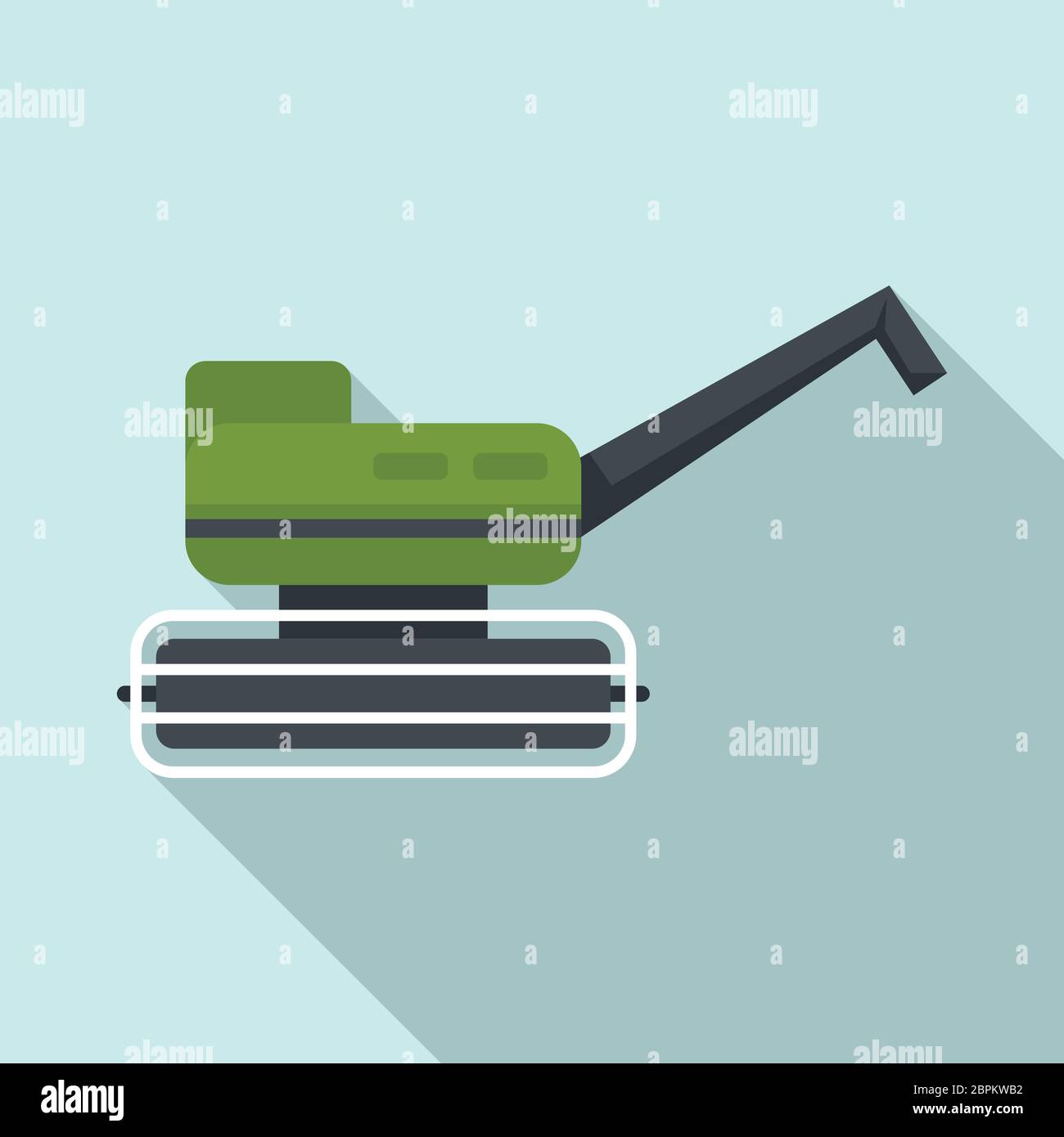 Smart farm robot icon. Flat illustration of smart farm robot vector ...