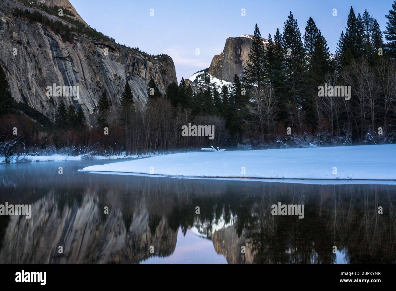 Merced river in winter hi-res stock photography and images - Alamy
