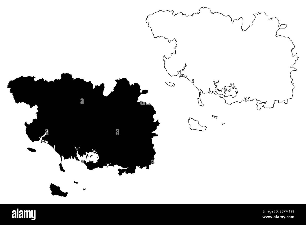 Morbihan Department (France, French Republic, Brittany or Bretagne ...