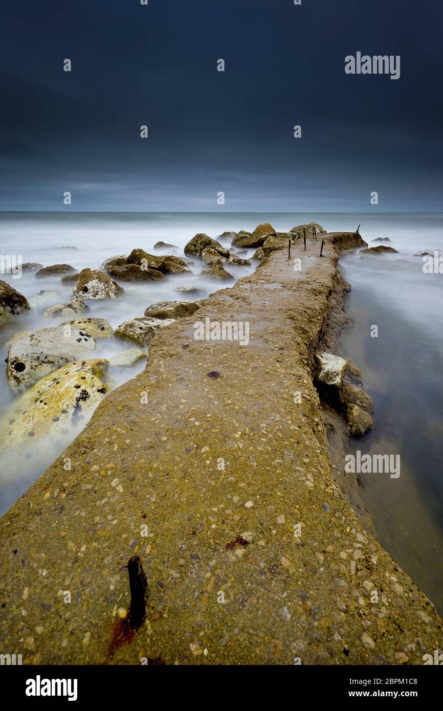LONG EXPOSURE SEASCAPE Stock Photo - Alamy