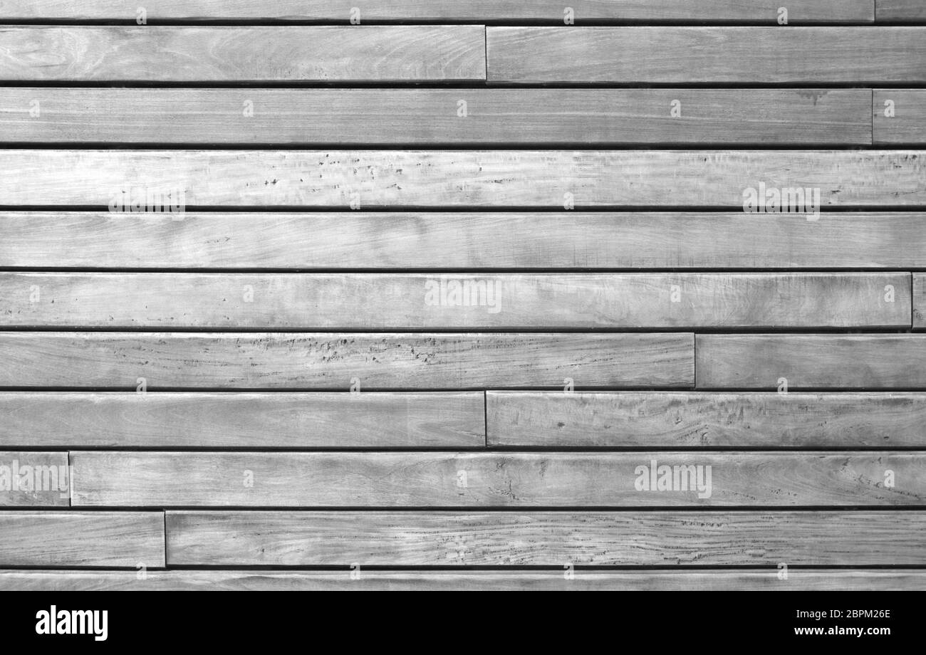 Rustic horizontal wooden planks with light grey color Stock Photo - Alamy