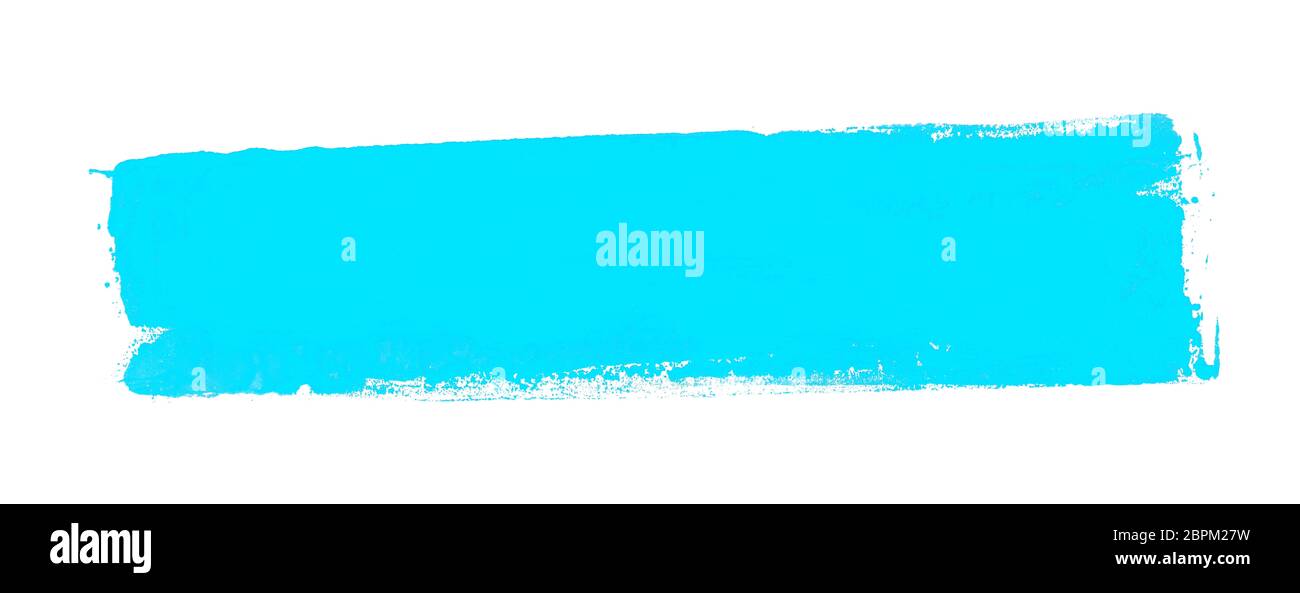 Light blue watercolor brush strokes Cut Out Stock Images & Pictures - Alamy