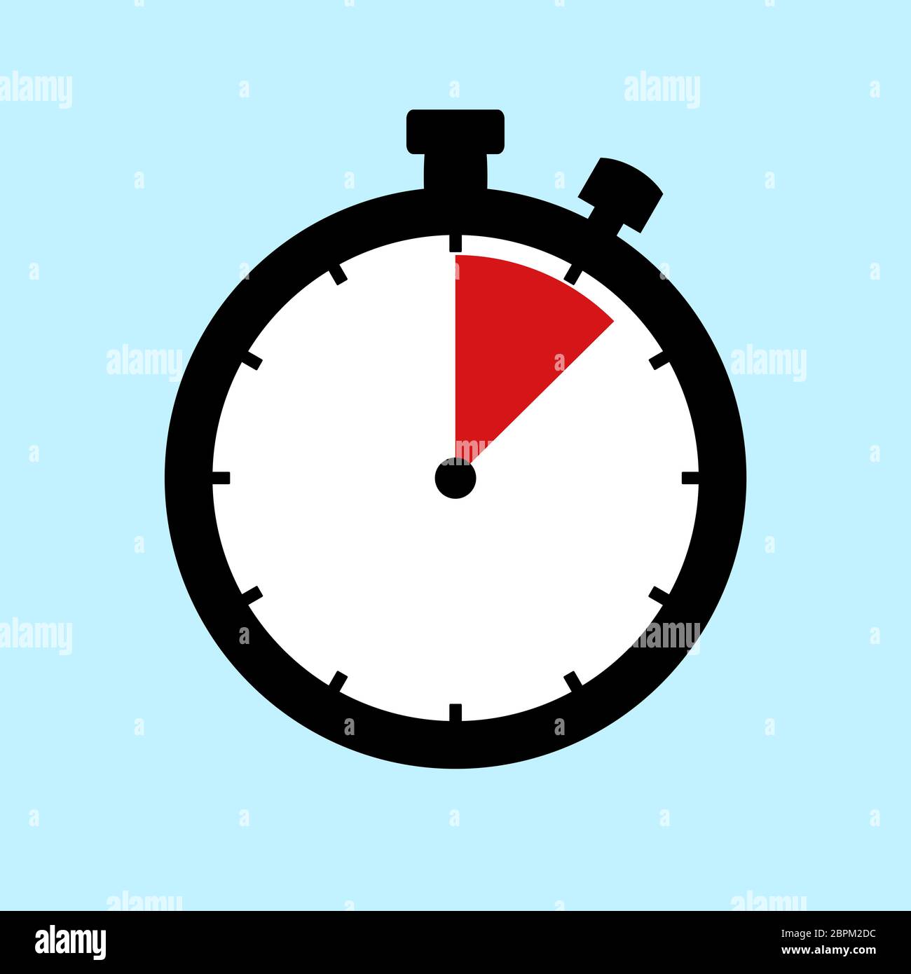5 minutes stopwatch icon hi-res stock photography and images - Alamy