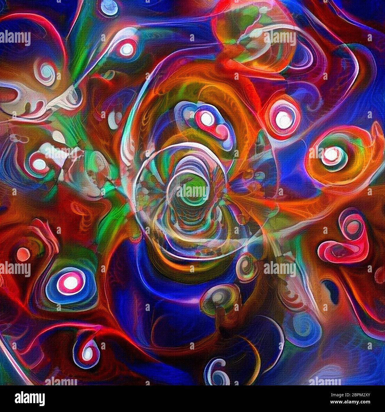 Abstract painting. Vortex of colors Stock Photo - Alamy