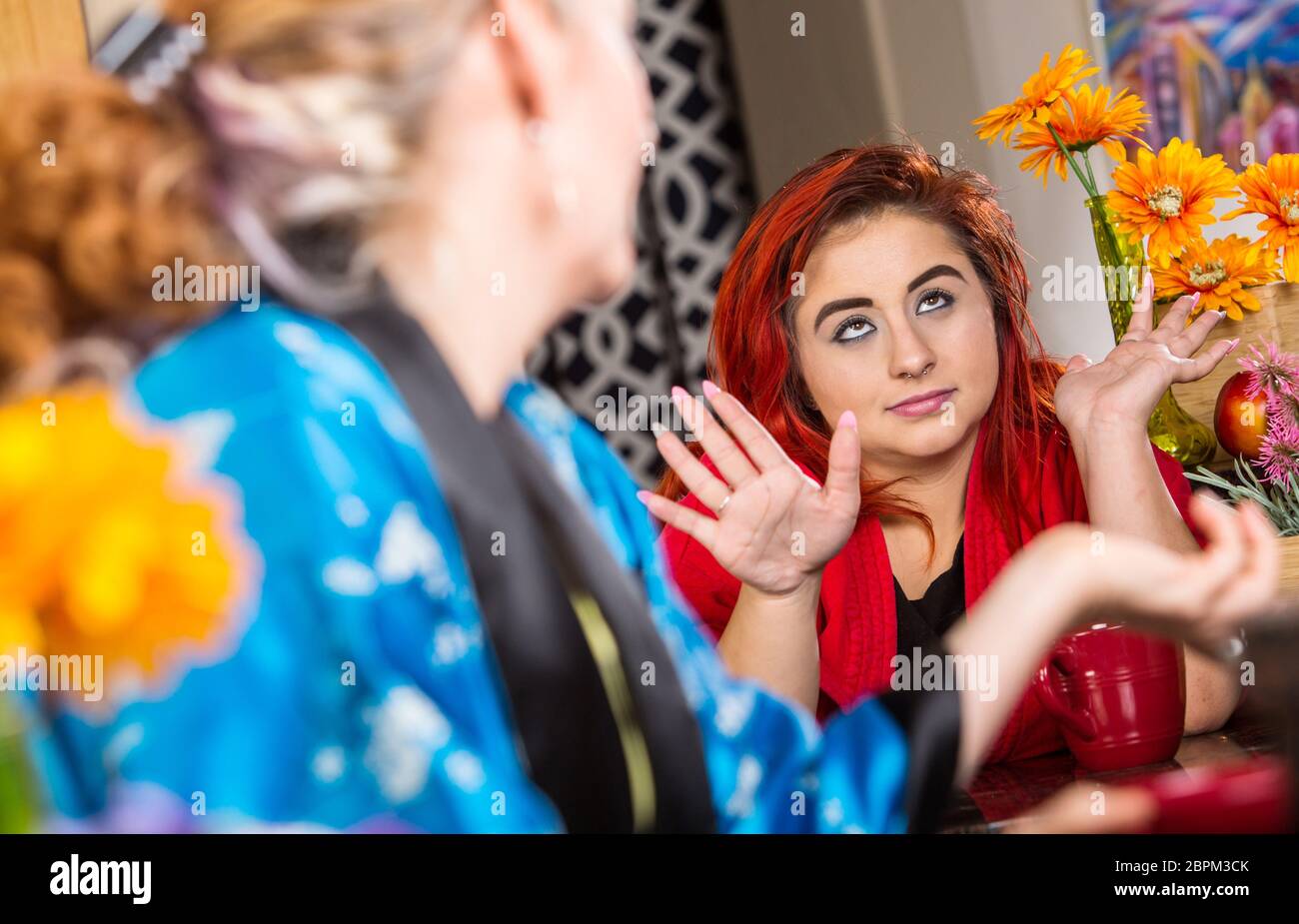 Angry mom daughter hi-res stock photography and images - Alamy