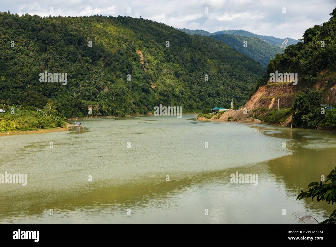 Nam na River. The mountain river in Vietnam Stock Photo - Alamy