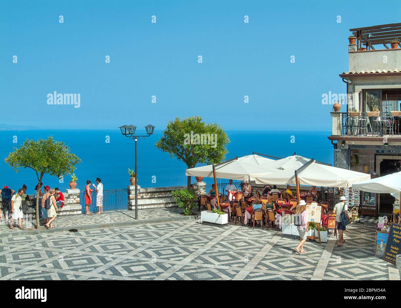 Castelmola bar restaurant hi-res stock photography and images - Alamy