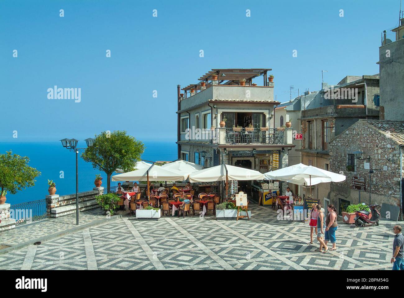 Castelmola bar restaurant hi-res stock photography and images - Alamy