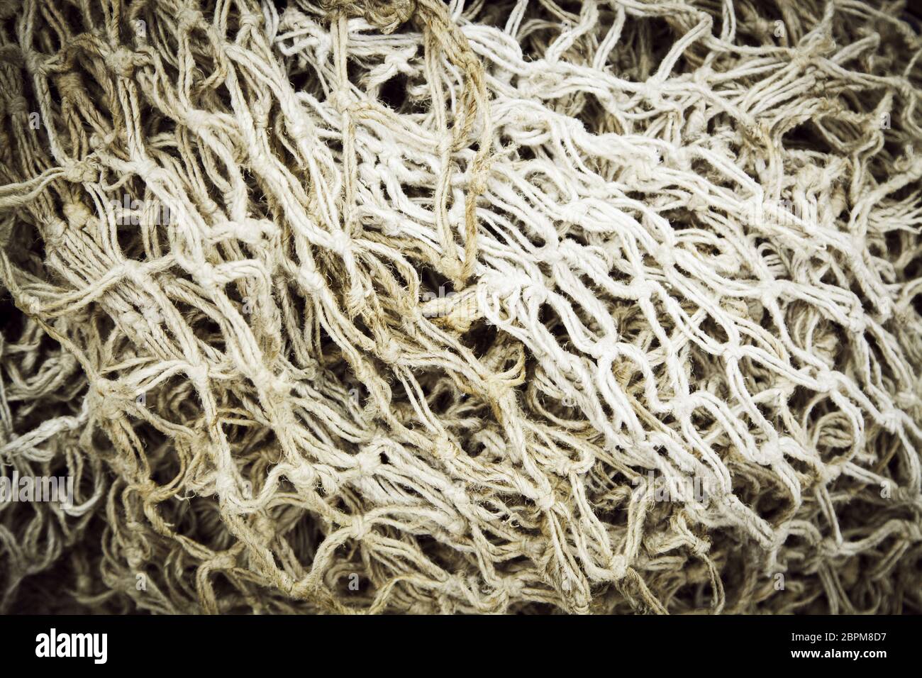 Fishing rope net, traditional craft detail Stock Photo - Alamy