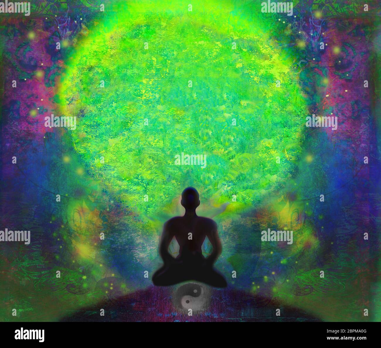 Yoga Tree of Life Stock Photo - Alamy