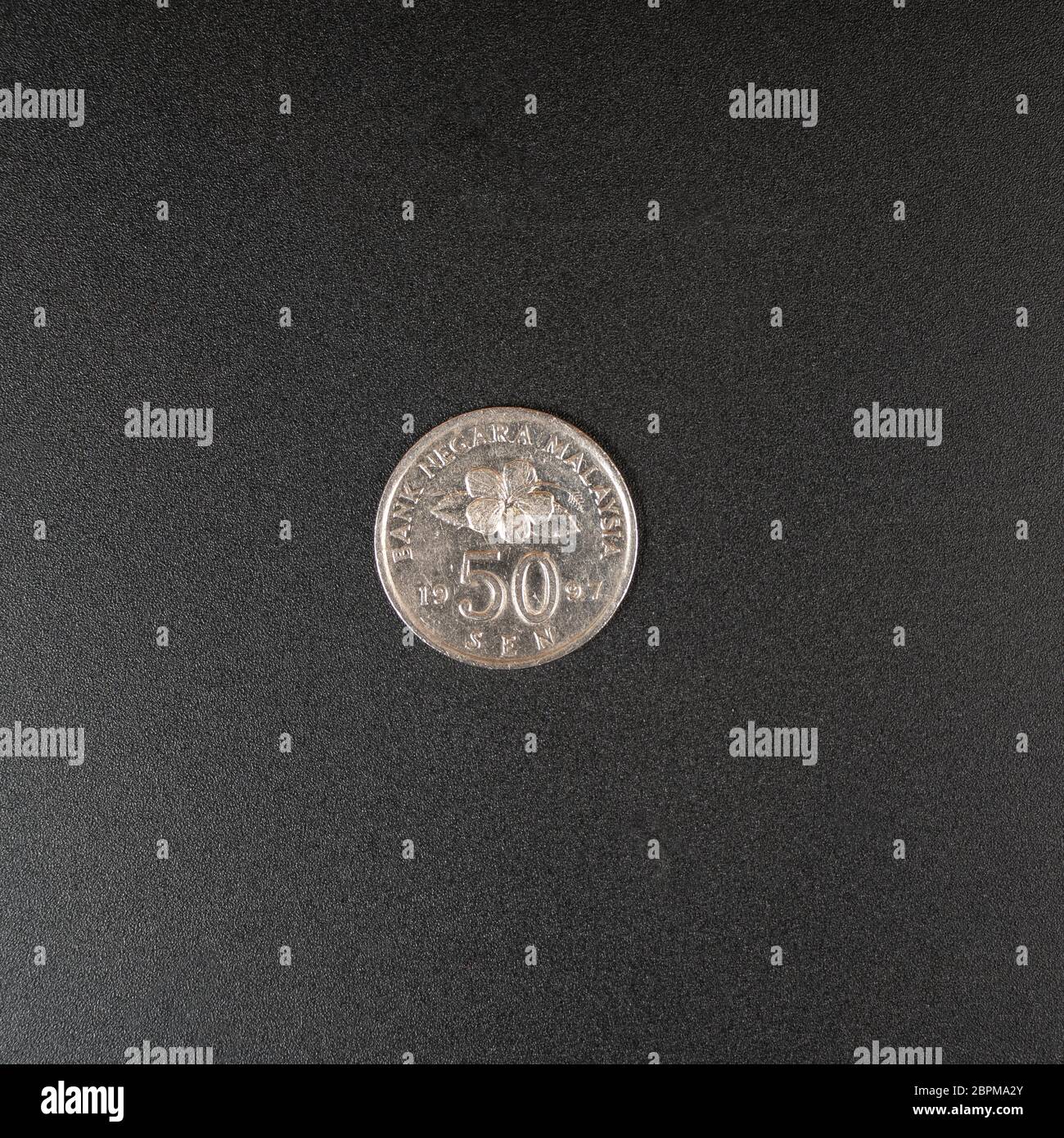 A 50 Sen coin of Malaysian Ringgit Stock Photo - Alamy