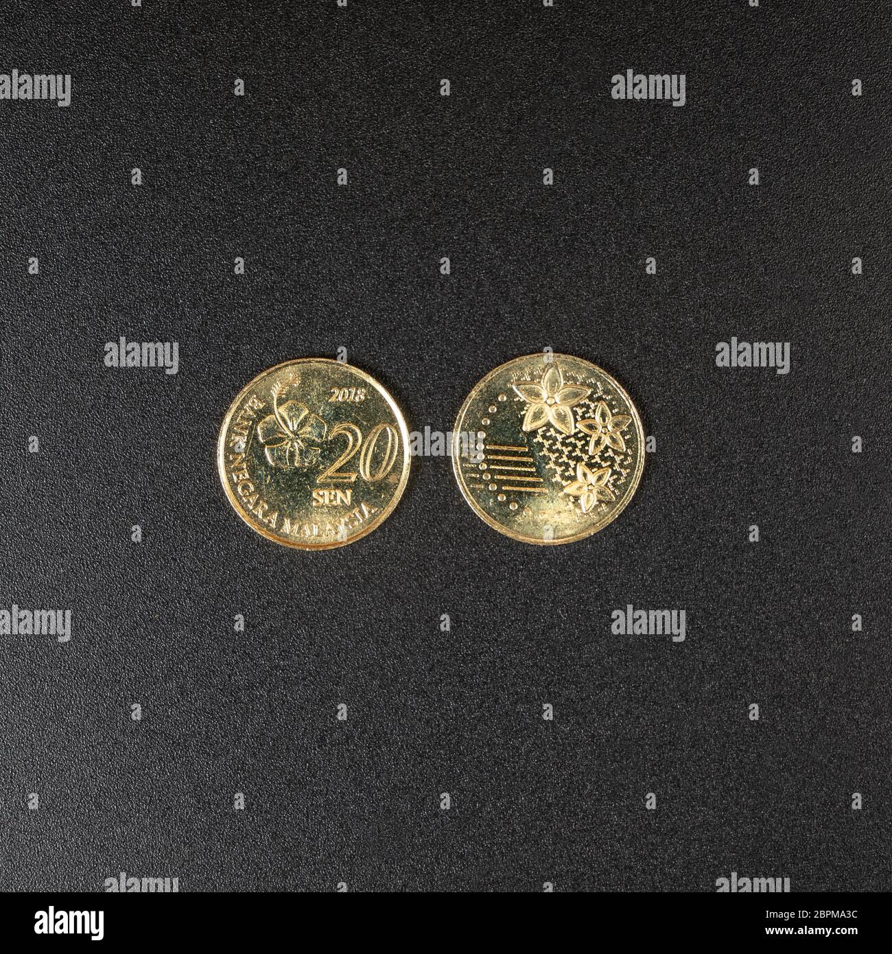 A 20 Sen coin of Malaysian Ringgit Stock Photo - Alamy