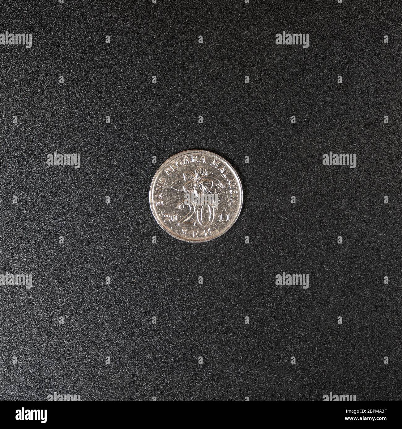 A 20 Sen coin of Malaysian Ringgit Stock Photo - Alamy