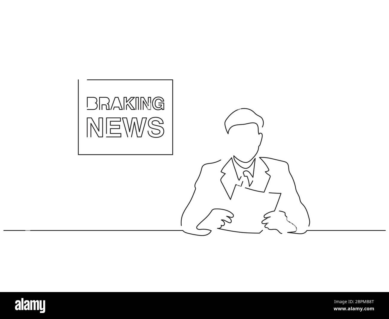 Tv journalism Black and White Stock Photos & Images - Alamy