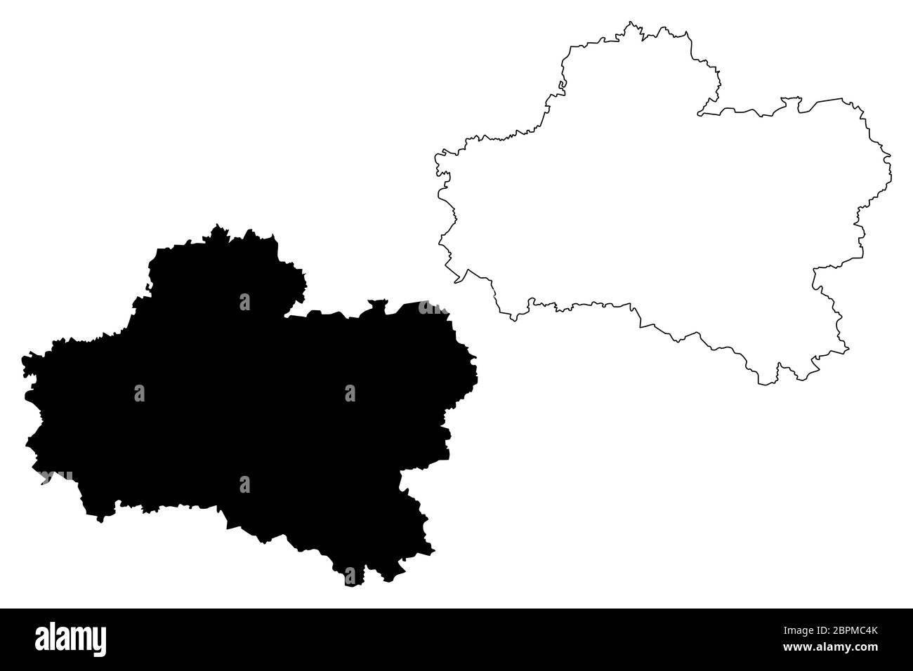 Map Loiret France High Resolution Stock Photography and Images - Alamy