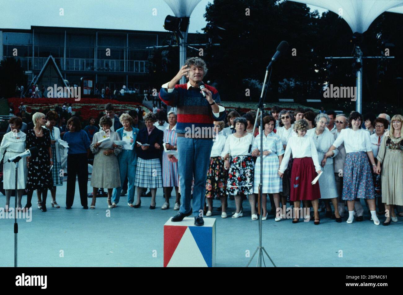 Gotthilf Fischer - Der deutsche Chorleiter Gotthilf Fischer Stock Photo ...