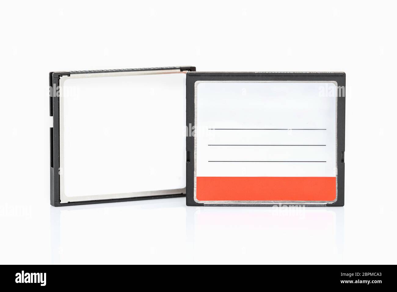 Compact Flash memory cards (CF card) isolate on white background Stock ...