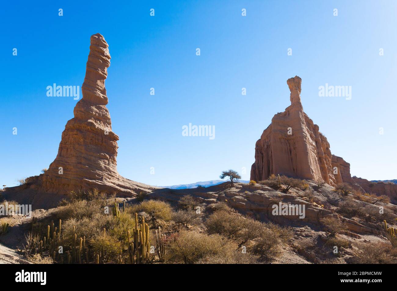 La Poronga rock formation,Bolivia.Quebrada de Palmira,Tupiza Stock ...