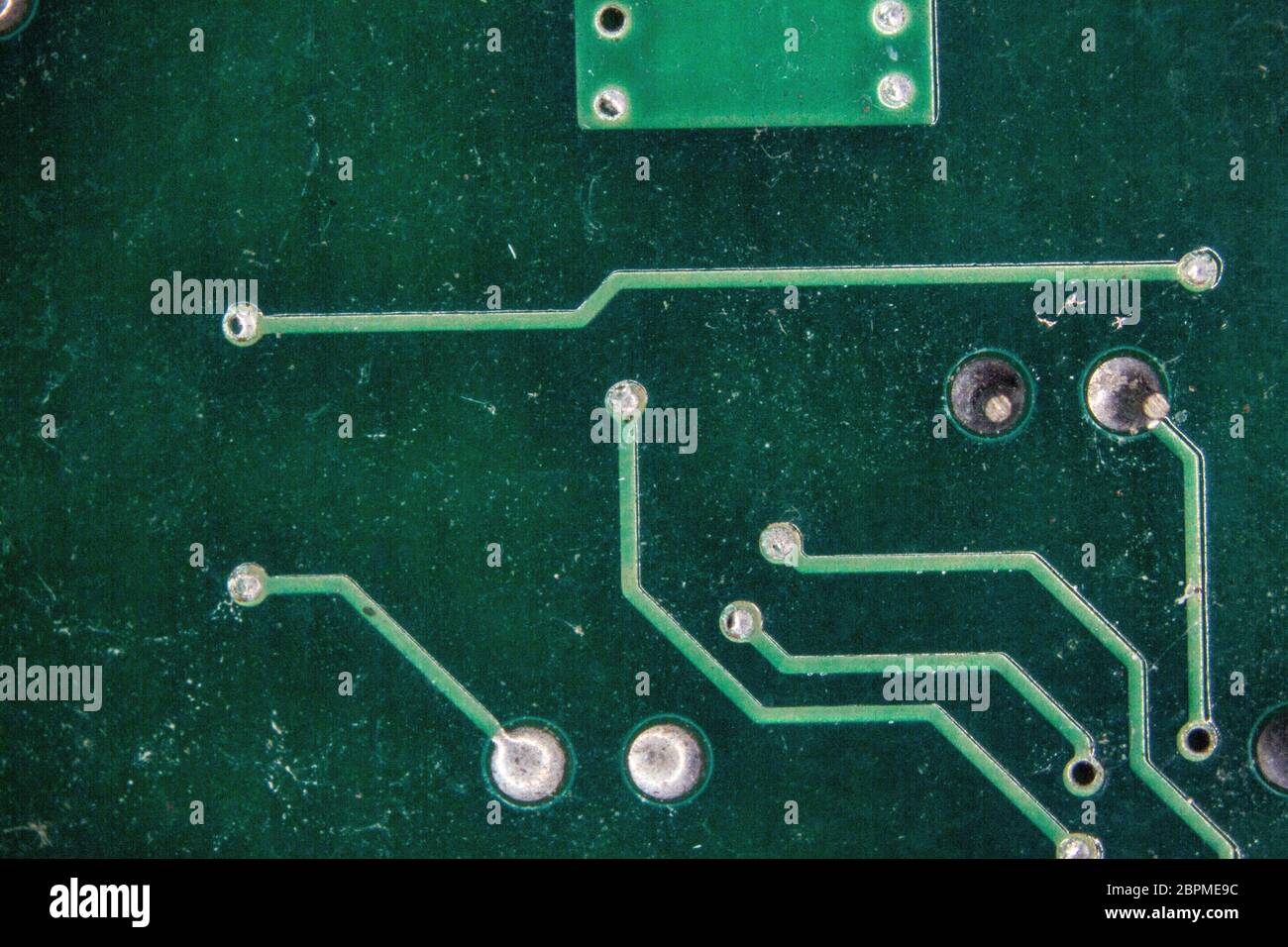 green electronic circuits Stock Photo - Alamy