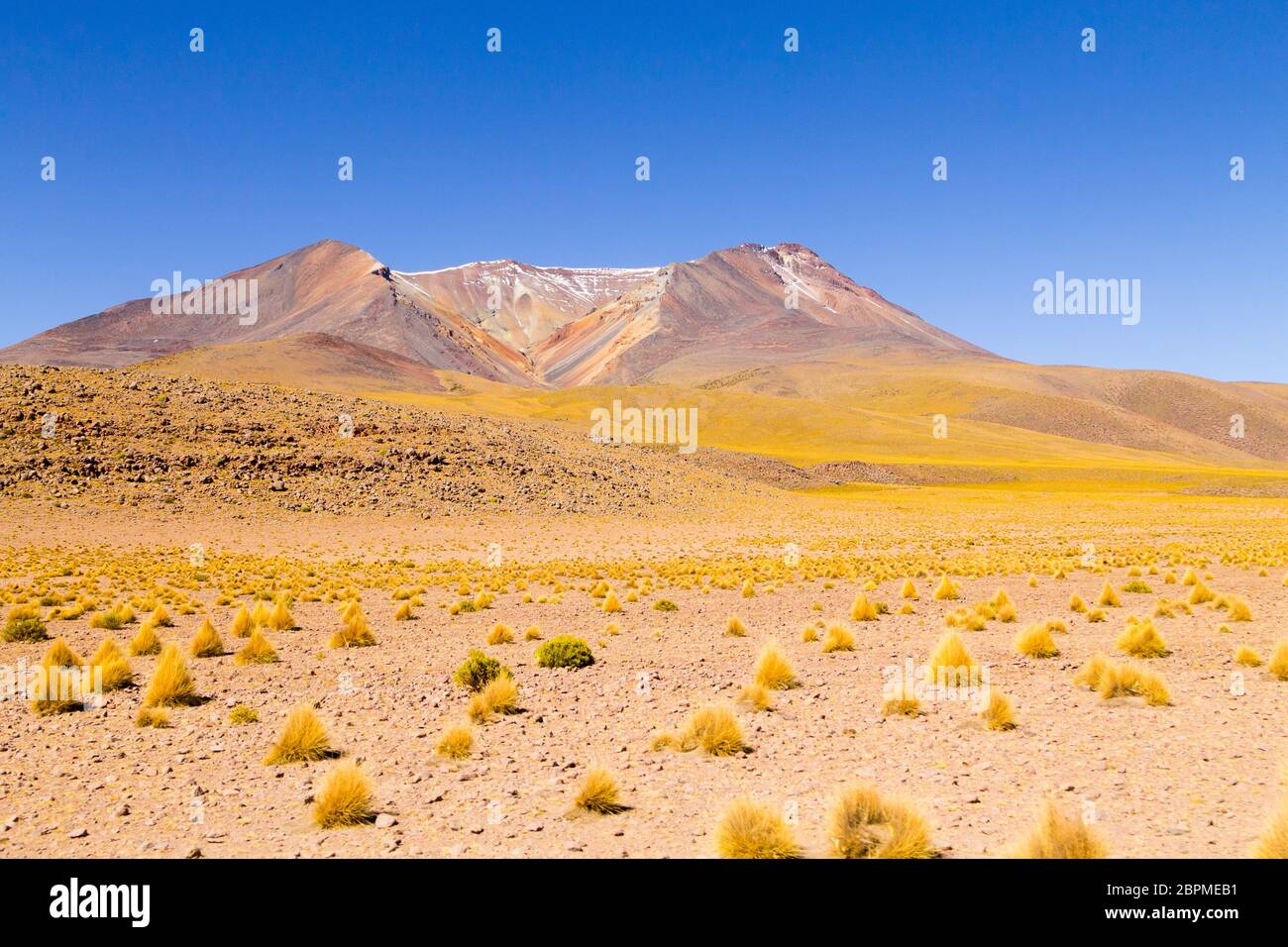 Bolivian mountains landscape,Bolivia.Andean plateau view.Volcano view ...