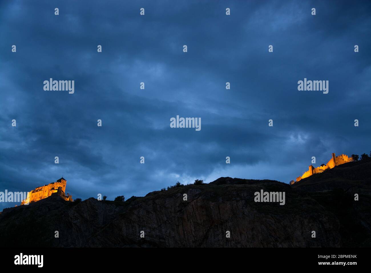 Tourbillon Castle is a castle in Sion in the canton of Valais in ...
