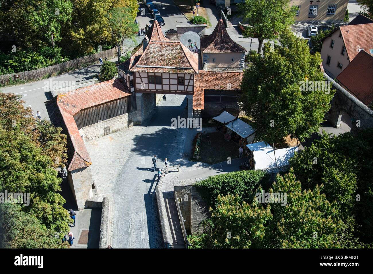 Rothenburg ob der Tauber is a town in the district of Ansbach of ...