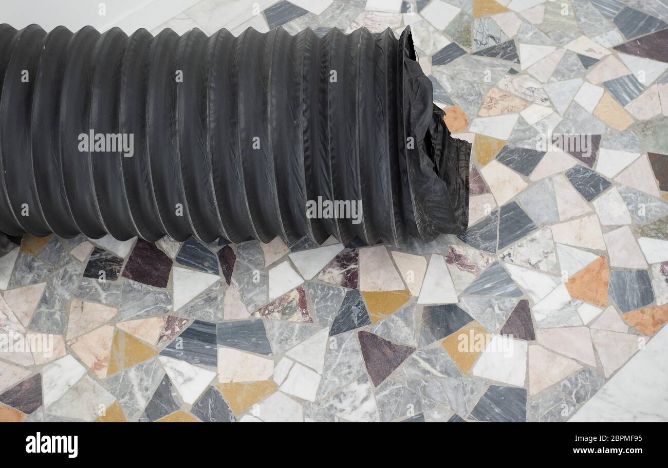 heat pump duct for air heating and ventilation Stock Photo - Alamy