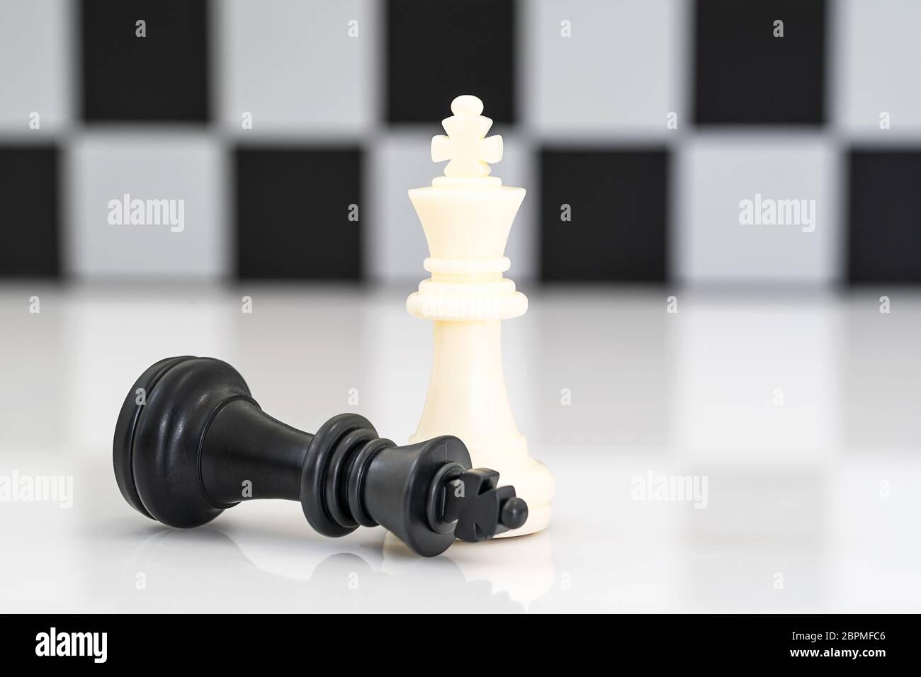 Close up Set of black and white chess pieces on chessboard, Set of ...