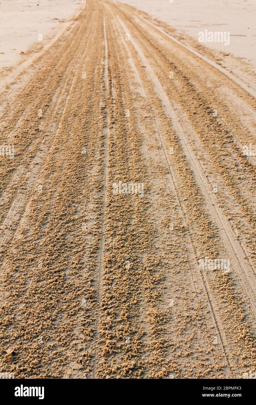 Print dragged on the sand Stock Photo - Alamy