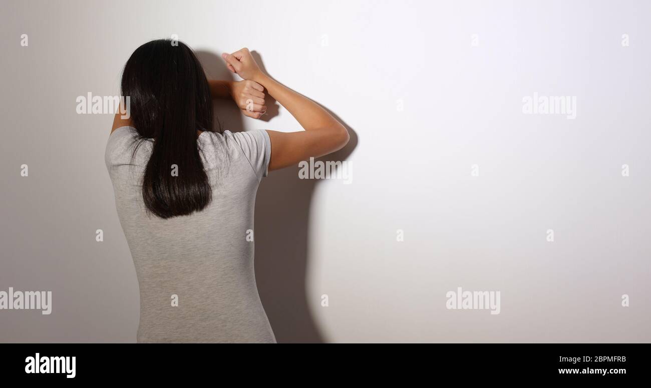 Woman despair back view hi-res stock photography and images - Alamy