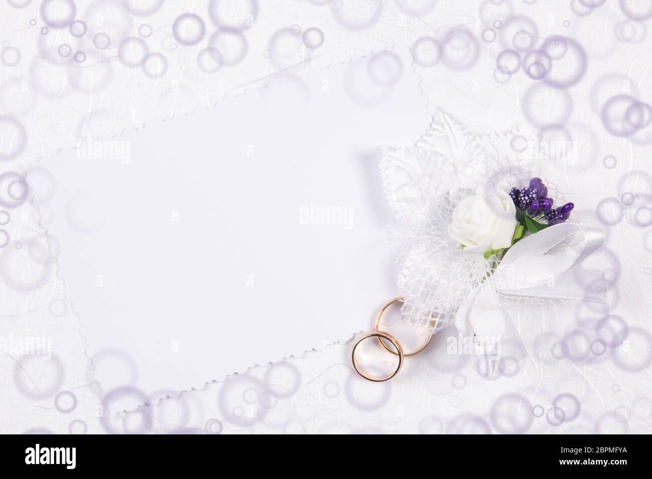 wedding background with place for text and accessory Stock Photo - Alamy